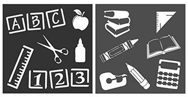 Auto Vynamics - STENCIL-TEACHERSET01-10 - Detailed Teacher Classroom ...