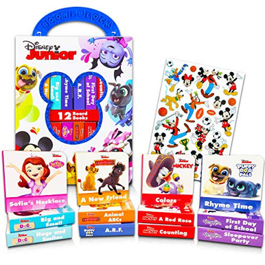 Disney Block Books Set for Toddlers Ages 1-3 -- 12 Disney Mini Board ...