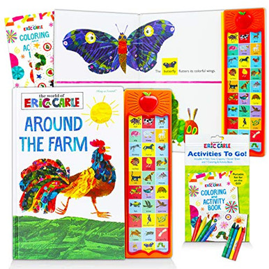 Eric Carle Sound Books Set for Kids Toddlers - Around The Farm World of ...