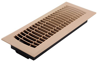 Accord APFRTPL412 Plastic Floor Register with Louvered Design 4-Inch x ...