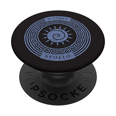 Greek God Apollo Light Sun Symbol Crest PopSockets PopGrip Swappable ...