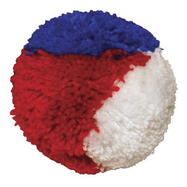 Sportime Soft Yarn Ball 4 Inch Diameter Red White Blue ...