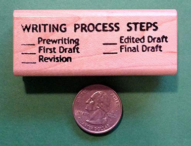 Writing Process Steps Teacher s Writing Rubber Stamp Wood Mounted ...