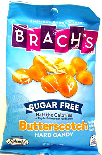 Brach s Sugar Free Butterscotch Hard Candy Pack of 4 3.5 oz Bags ...