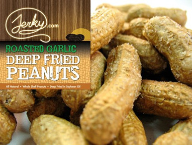 Roasted Garlic Deep Fried Peanuts - World Famous - EAT THEM SHELL AND ...