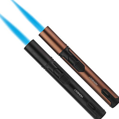 Pen Torch Lighter Adjustable Refillable Butane Lighters Jet Flame ...