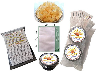 LIVE and ACTIVE Florida Sun Kefir Water Kefir Grains TIBICOS DIY ...