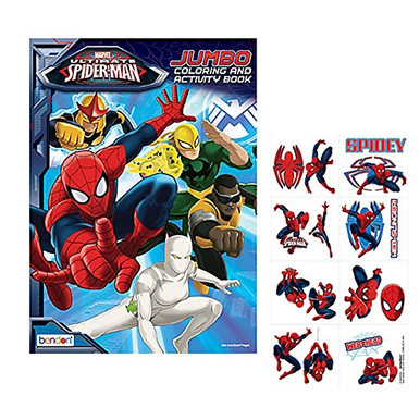 Bendon Marvel Ultimate Spider-Man Jumbo Coloring and Activity Book ...