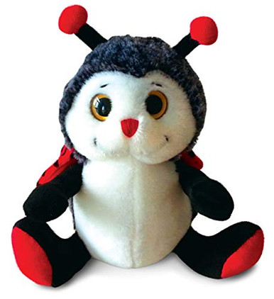 DolliBu Plush Ladybug Stuffed Animal - Soft Fur Huggable Ladybug ...