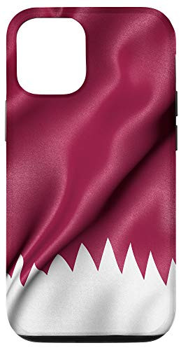 iPhone 12 12 Pro Flag of Qatar National Symbol Pride Travel Case ...