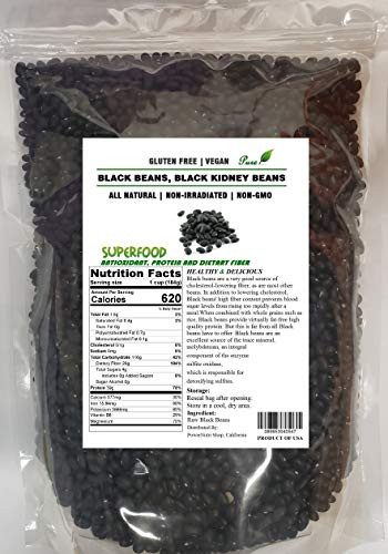 6 LB 100 percent ALL Natural Black Turtle Beans Black Beans Black ...