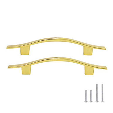 15 Pack Gold Drawer Pulls 4.8 inch Total Length Cabinet Pulls and ...