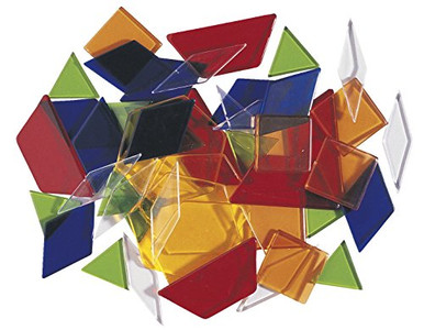 SI Manufacturing Transparent Pattern Blocks - Warehousesoverstock