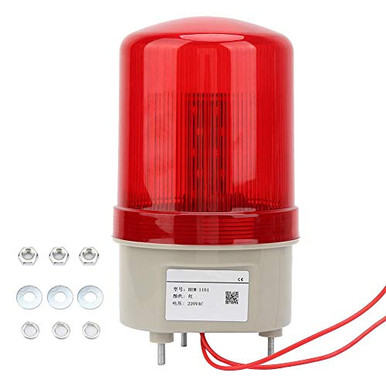 LED Warning Light AC 220V Rotating Strobe Warning Magnetic Emergency ...