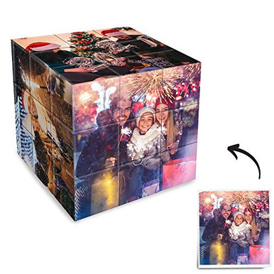 Photo Cubes for Pictures Photo Frame Rubik s Cube Multi Picture Frame ...