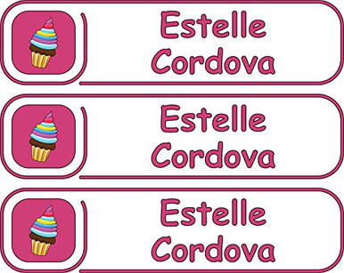 All-purpose Custom Name Labels Multiple Colors And Sizes Waterproof ...