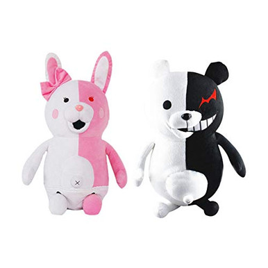WerNerk Danganronpa Monomi Plush Toy Doll Kawaii Plush Rabbit Black and ...