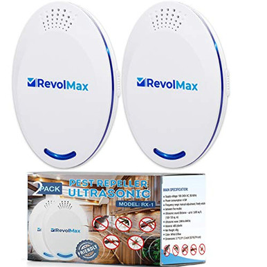 RX-1 2Pack Ultrasonic Pest Repeller Wall Plug-in Most Effective Than ...