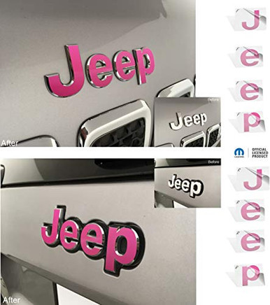 Reflective Concepts - JEEP Front and Rear Emblem Overlay Decal Stickers ...