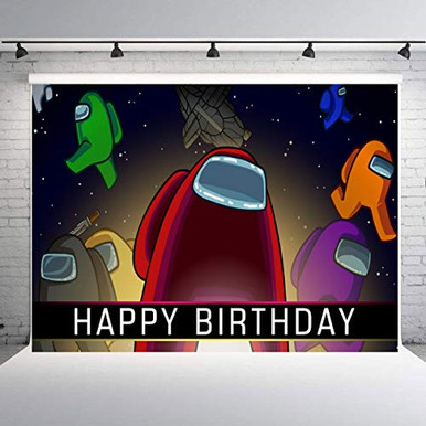 HONGFENG 7x5FT Among Us Photography Backdrop Background for Photo Video ...