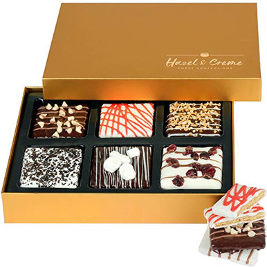 Hazel and Creme Chocolate Covered Graham Crackers - Gourmet Food Gift ...