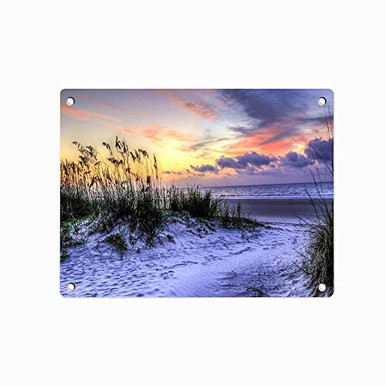 Hilton Head Island South Carolina USA Beach Grass Sea Sunset Plate ...