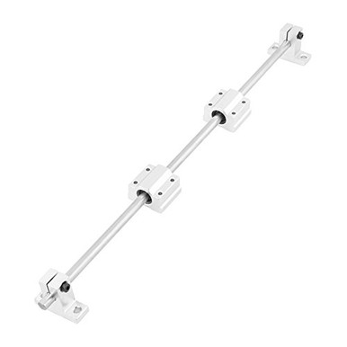8mm x 400mm CNC Linear Rail Shaft Rod with Bearing Guide Support plus ...