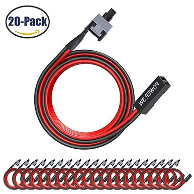 20 Pack PC Power Button ATX Desktop Computer PC Case Motherboard On/Off ...