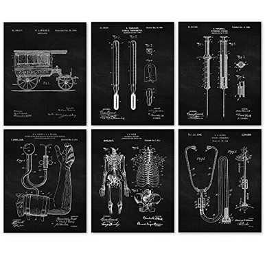 Vintage Medicine Patent Poster Prints Set of 6 8x10 Unframed Photos ...