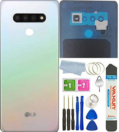 Stylo 6 Back Glass Cover Replacement Housing Door with Camera Lens ...