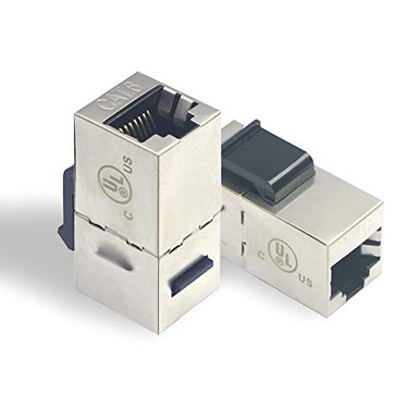 LEENUE 15-Pack Cat6 Shielded Inline Modular Coupler with Keystone Latch ...