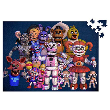 FNAF 500-Piece Jigsaw Puzzles for Adults Families and Kids Age 3 plus ...
