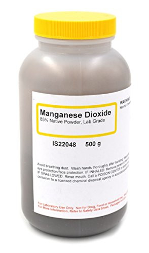 Lab-Grade Manganese Dioxide Powder 500g - The Curated Chemical ...