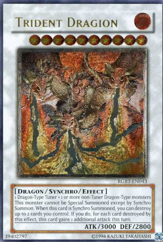 Yu-Gi-Oh! - Trident Dragion RGBT-EN043 - Raging Battle - Unlimited ...