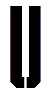 22x28 Large Army Block Letter Stencil from 4 Ply Mat Board -Army Block ...