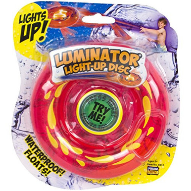 Prime Time Toys Luminator Light-up Splash Disc Flying Toy ...