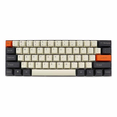 GTSP Carbon 61 PBT Keycaps 60 Percent Cherry MX Keycap Set Thick Semi ...