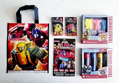 Transformers Ultimate Activity 6 Piece Bundle Jumbo Chalk Shaped ...
