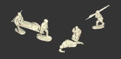 Classic Toy Soldiers WWII German Medical Team 12 Figures in 6 Poses in ...