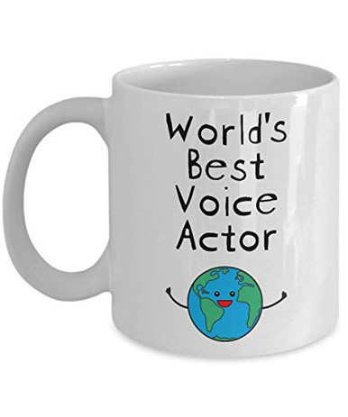 World s Best Voice Actor Mug - Funny Coffee Cup Gifts for Anime Movie ...