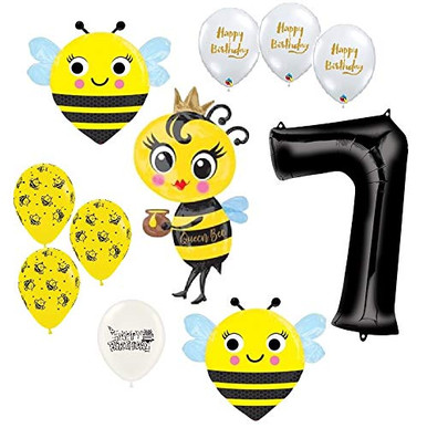 Ultimate Queen Bee 7th Birthday Party Event Bouquet of Balloons ...