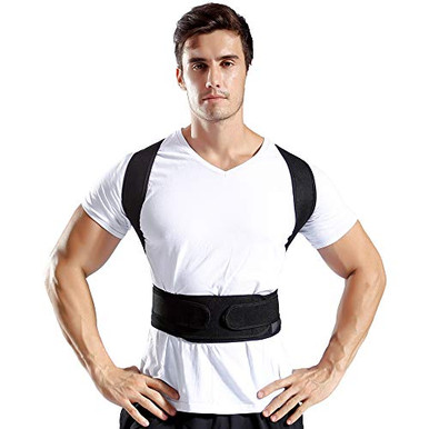 Posture Corrector for Men and Women - Adjustable Upper Back Brace ...