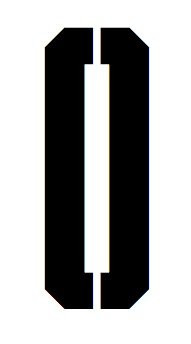 24x36 Large Army Block Letter Stencil from 4 Ply Mat Board -Army Block ...