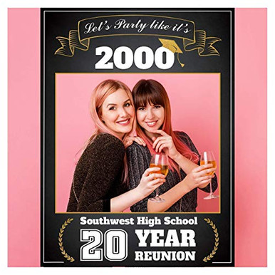 Class Reunion Photobooth Sign Graduation Photo College Frame Photo ...