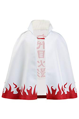 Kids 4th Hokage Cloak Jacket Robe Minato Namikaze Cape Kimono Anime ...