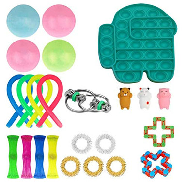 Fidget Toys Pack 24pcs Fidget Toy Set Fidget Toys for Adults Kids ...