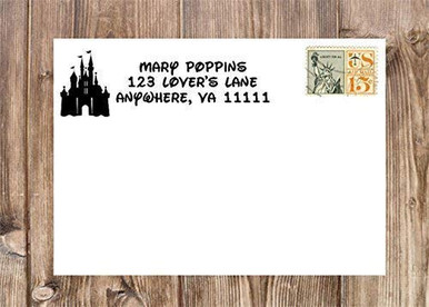 Personalized Disney-Inspired Castle Mickey Design Self-Inking Laser ...
