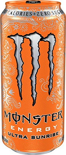 Monster Energy Ultra Energy Drinks 6 - 16oz Cans Ultra Sunrise ...