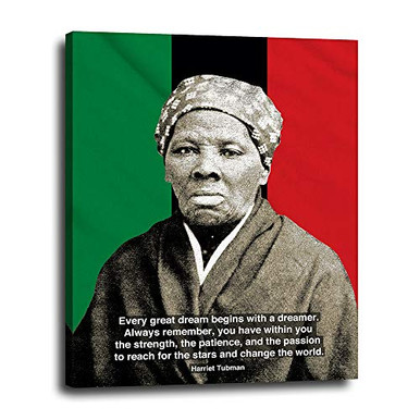 Harriet Tubman Quote African American Wall Art 16x20 Black Wall Decor ...