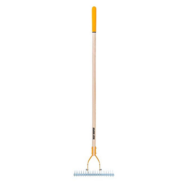 True Temper 2914000 Adjustable Thatching Rake with 54 in. Hardwood ...